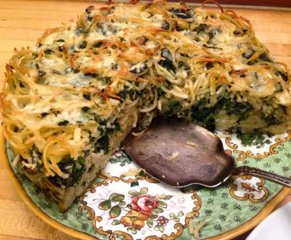 Spaghetti Nettle Pie | Cook With What You Have